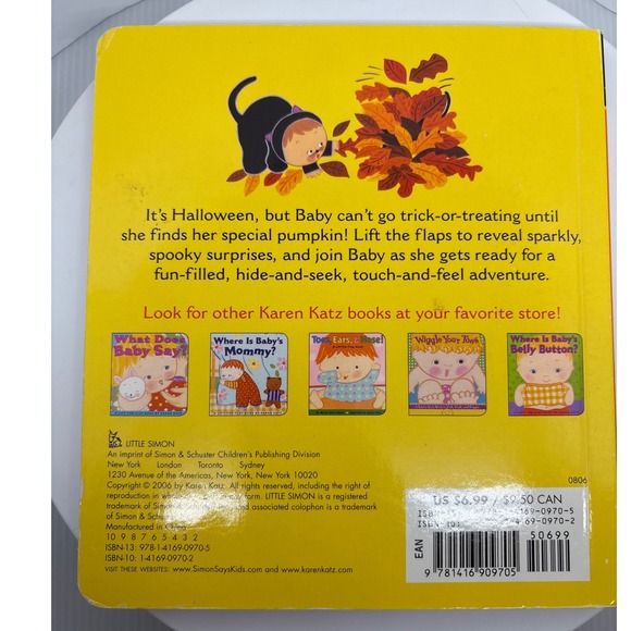 Karen Kane | Toys | Karen Katz Where Is Babys Pumpkin Lifttheflap ...